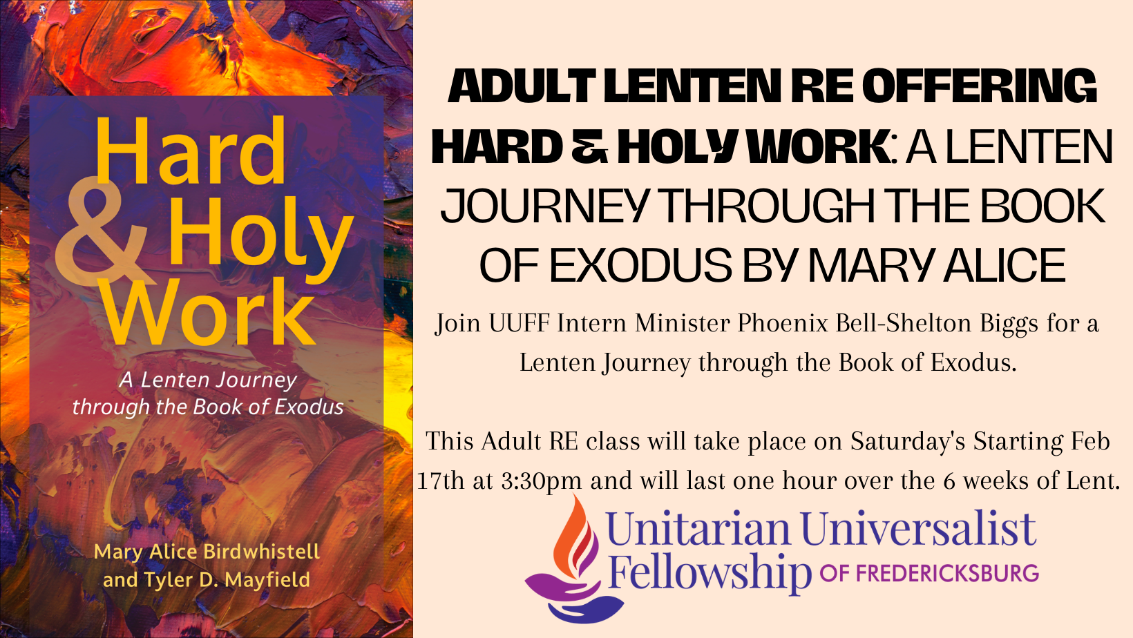 Adult RE - Unitarian Universalist Fellowship of Fredericksburg